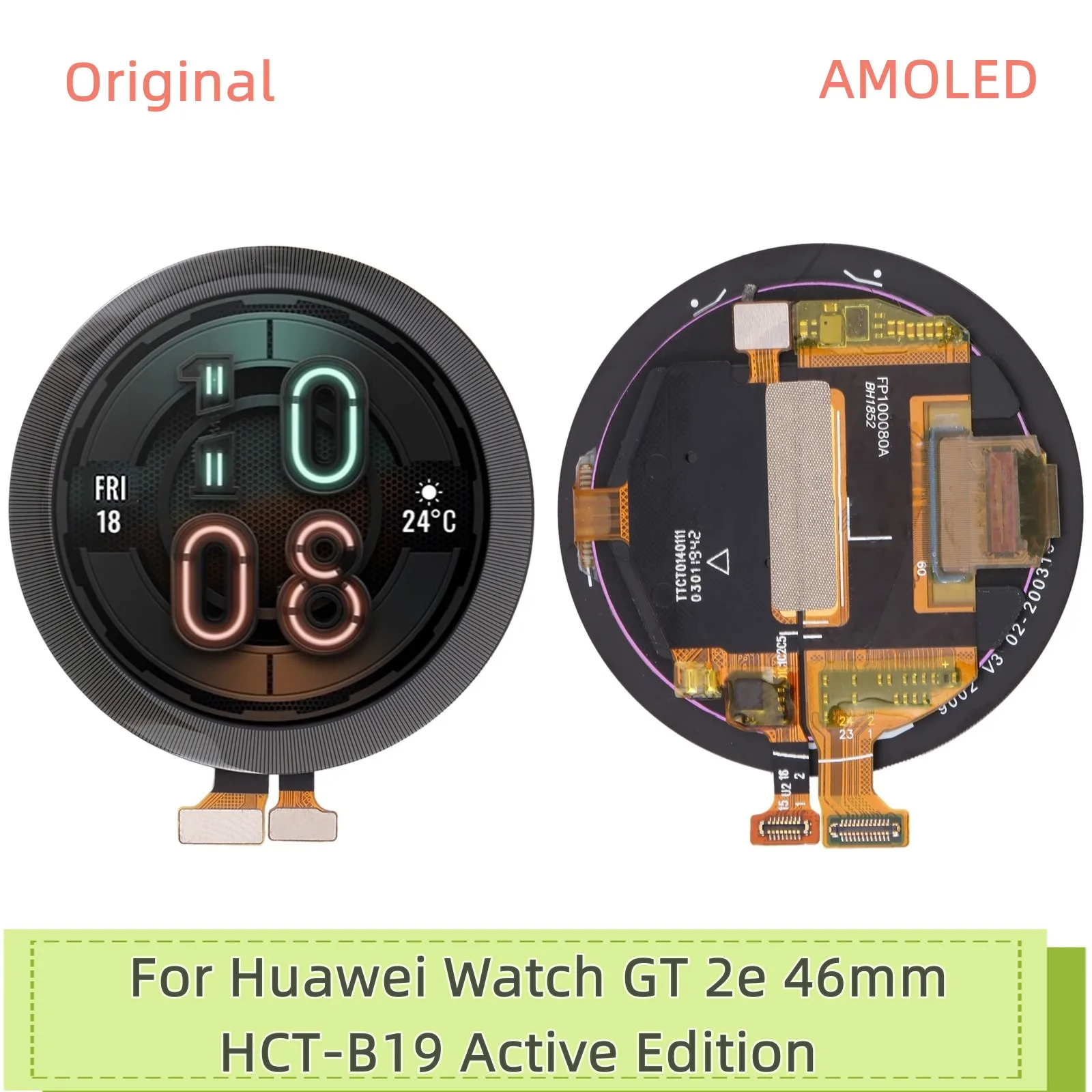 Original-LCD-Screen-for-Huawei-Watch-GT-2e-46mm-HCT-B19-Active-Edition ...
