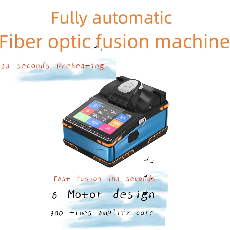 New %100 Arrival 6 Motors K5 Optical Fiber Fusion Splicer Welding ...