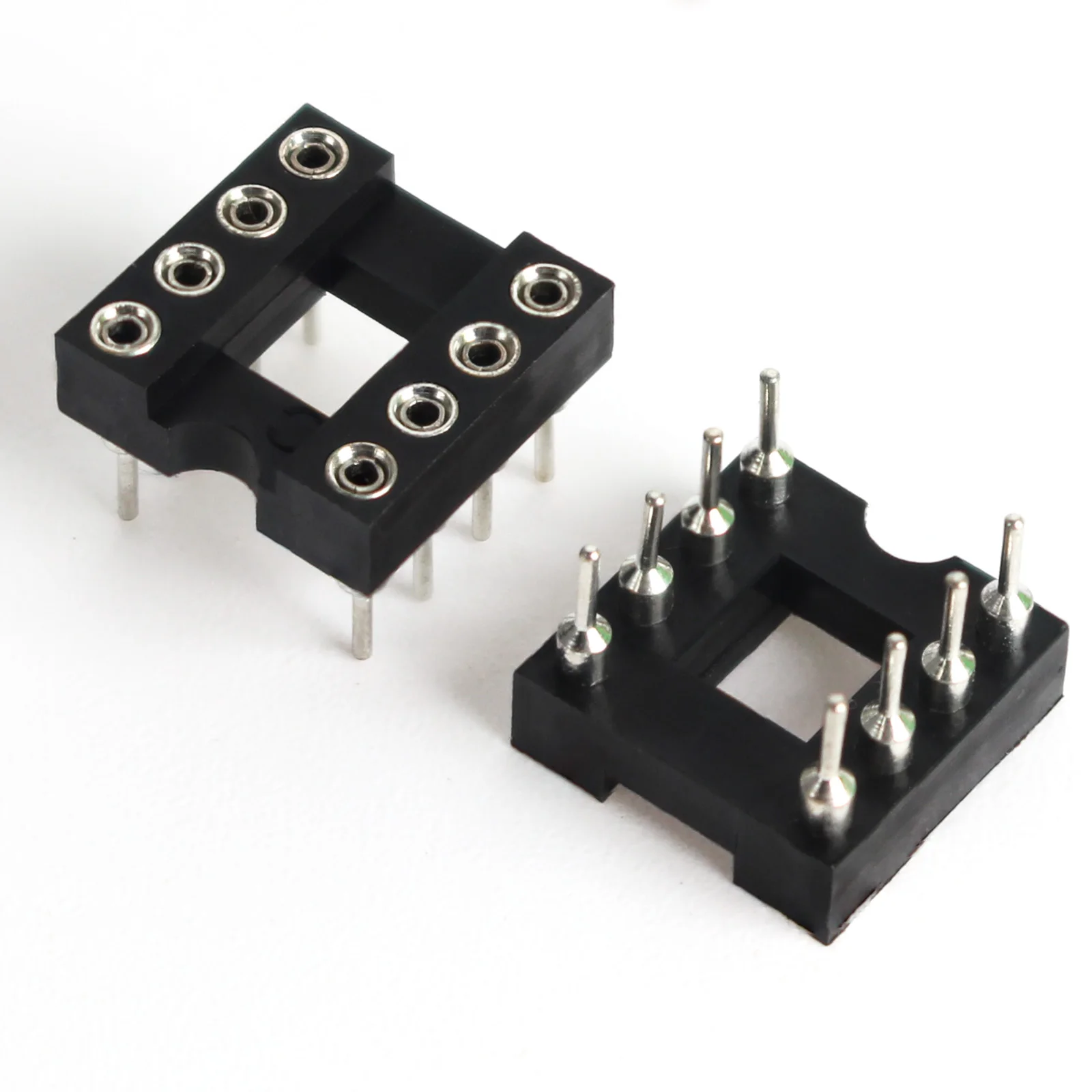 10-20PCS-DIP-8-Round-Hole-8-Pin-2-54MM-DIP-DIP8-IC-Socket-Adapter ...
