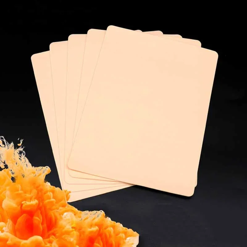 1PCS Tattoo Practice Fake Skin Sheet Double Side Blank Tattoo Practice ...