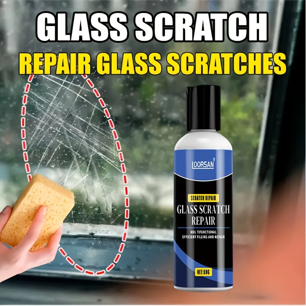 LOORSAN Glass Scratch Repair Wax - 30-Second Scratch Remover for ...