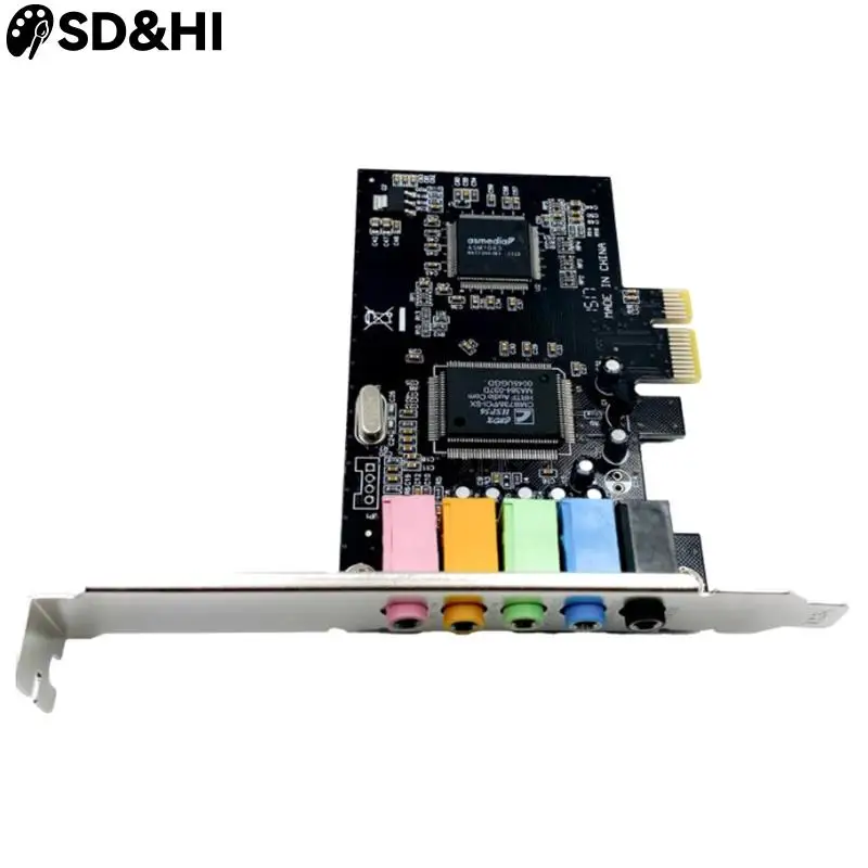 PCI-Express-X1-PCI-E-5-1ch-CMI8738-Chipset-Audio-Digital-Sound-Card-NEW ...