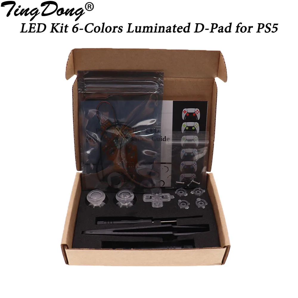 For-PS5-Controller-DIY-Color-Light-Board-6-Colors-Can-Switch-DIY ...