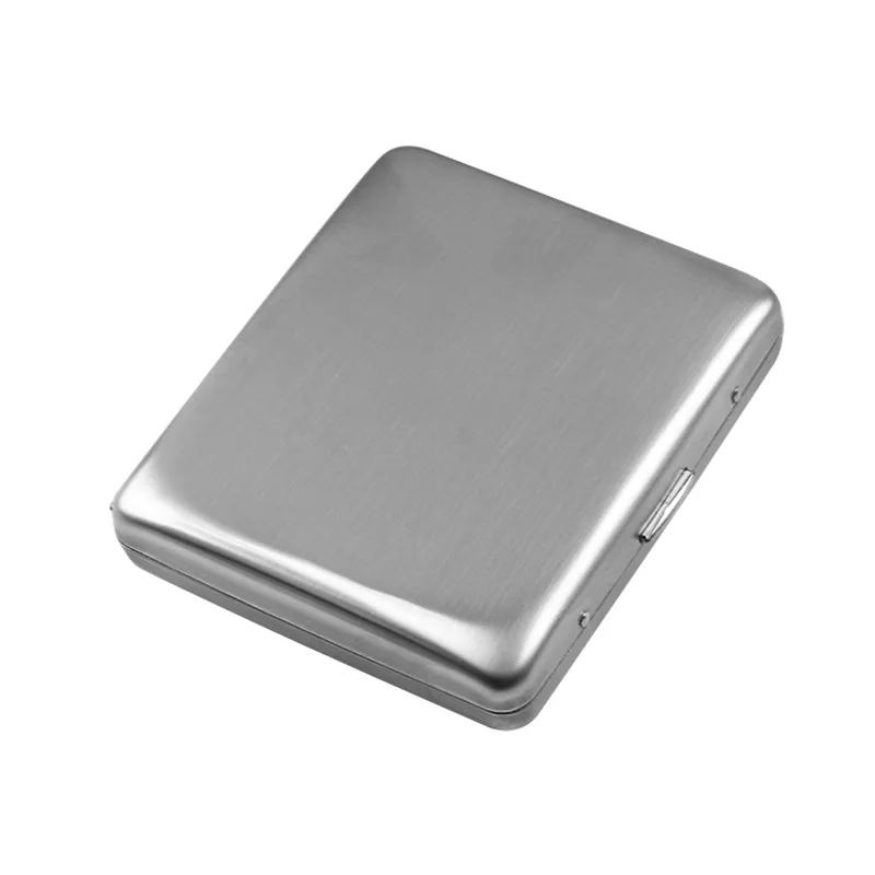 Metal Cigarette Case Box Stainless Steel Cigarette Box Cigarette ...