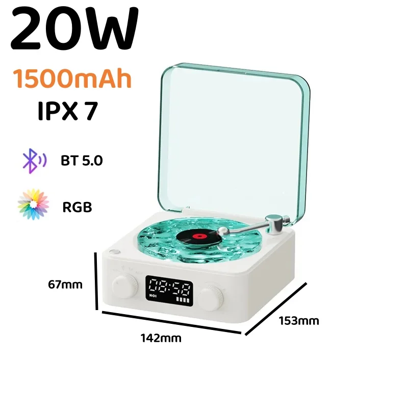 Portable-Wireless-Audience-Bluetooth-Speaker-Outdoor-Waterproof-White ...