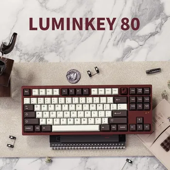 New Luminkey80 3-Mode Wireless Mechanical Keyboard Kit Aluminum Alloy ...