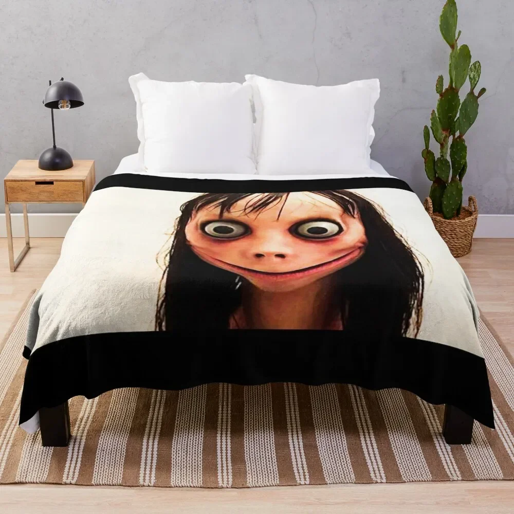 Momo-Creepypasta-Throw-Blanket-Fluffys-Large-Soft-Beds-christmas ...
