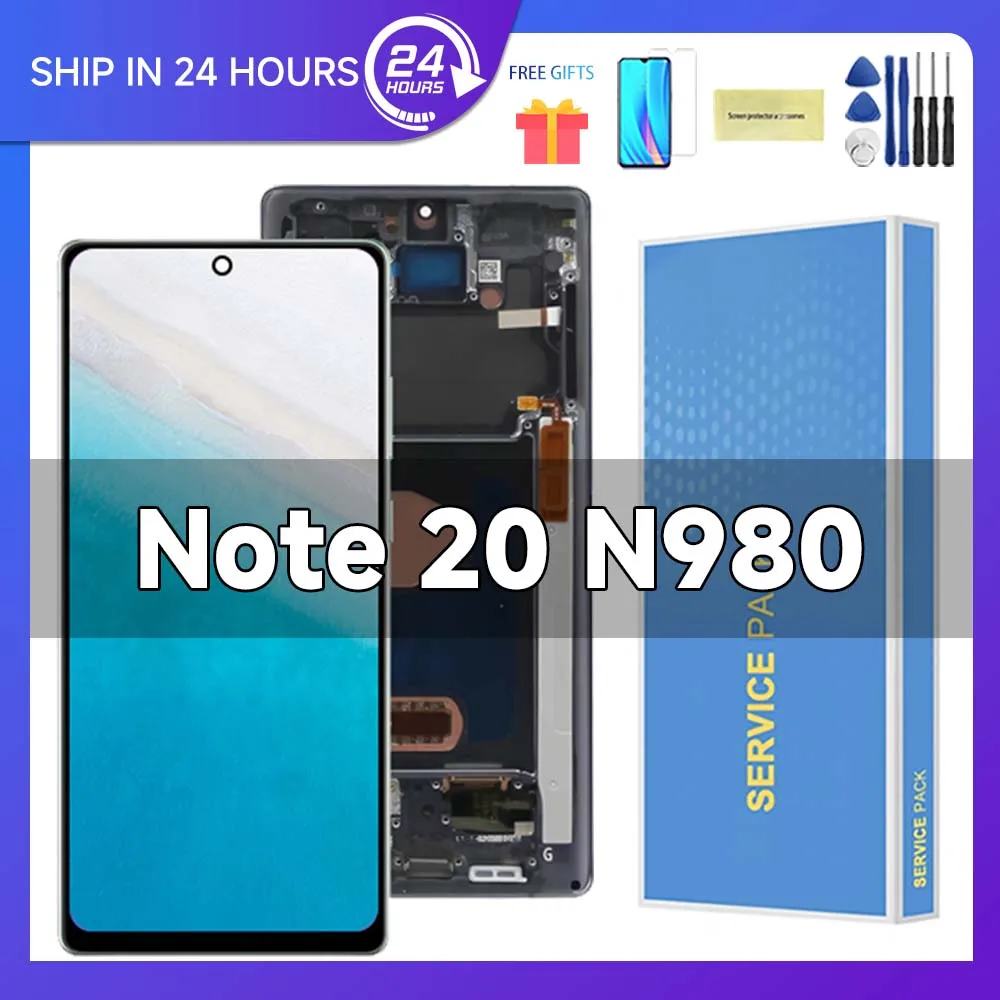 Substitui-o-do-conjunto-do-digitador-da-tela-t-ctil-AMOLED-Nota-20-N980 ...