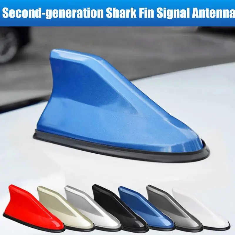 1Pcs-Car-Shark-Fin-Antenna-Car-Radio-Aerials-FMAM-Signal-Protective ...