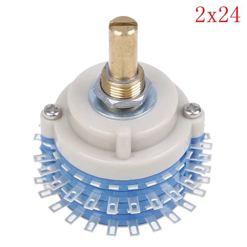 2Pole-24step-2x24-rotary-switch-attenuator-volume-control-DIY-pot ...