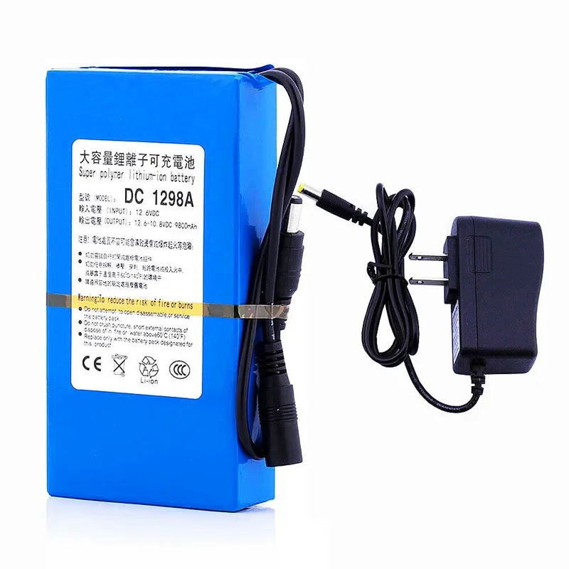 DC12V-9800mAh-Rechargeable-Portable-Lithium-Polymer-Battery-Pack-for ...