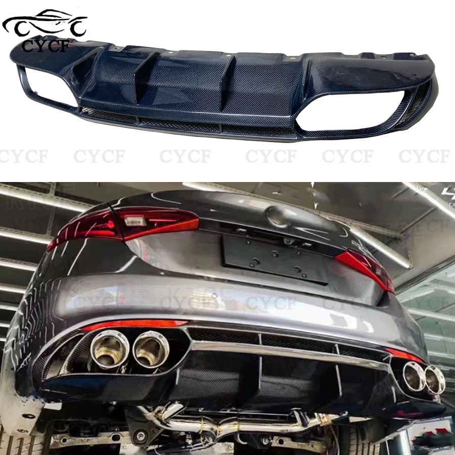 High-quality-Carbon-Fiber-Car-Rear-Bumper-Back-lip-For-Alfa-Romeo ...