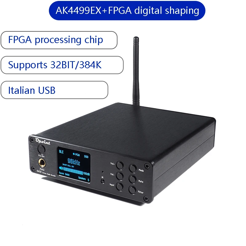 AK4499EX 완전 균형 오디오 디코더, DAC 블루투스 5.0, DSD512 FPGA 발열, 무손실 디코딩, HD IIS ...