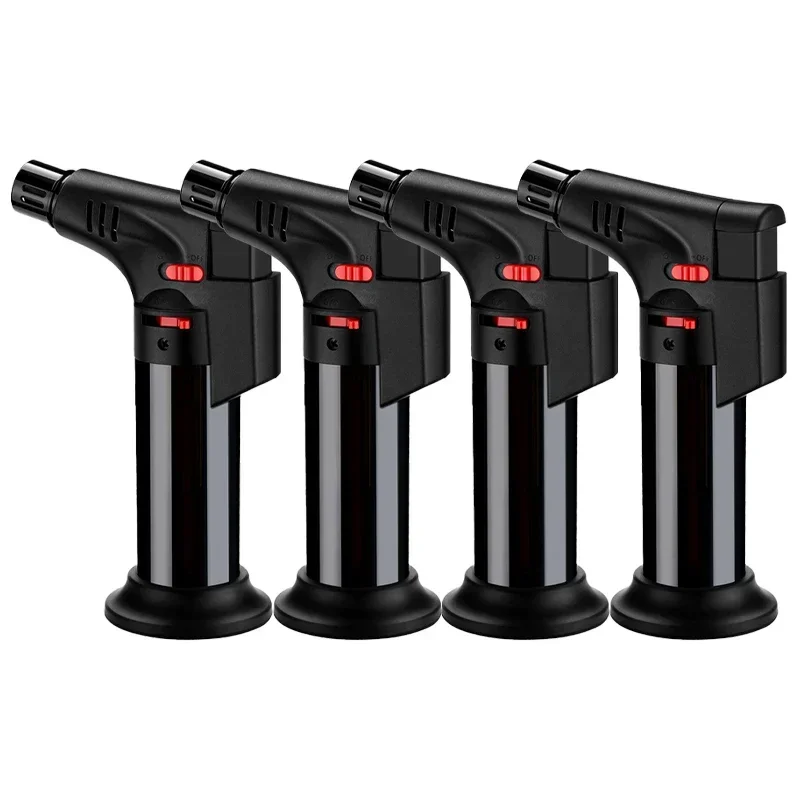 4Pcs-Butane-Torch-Lighter-Refillable-Kitchen-Lighter-Desserts-Creme ...