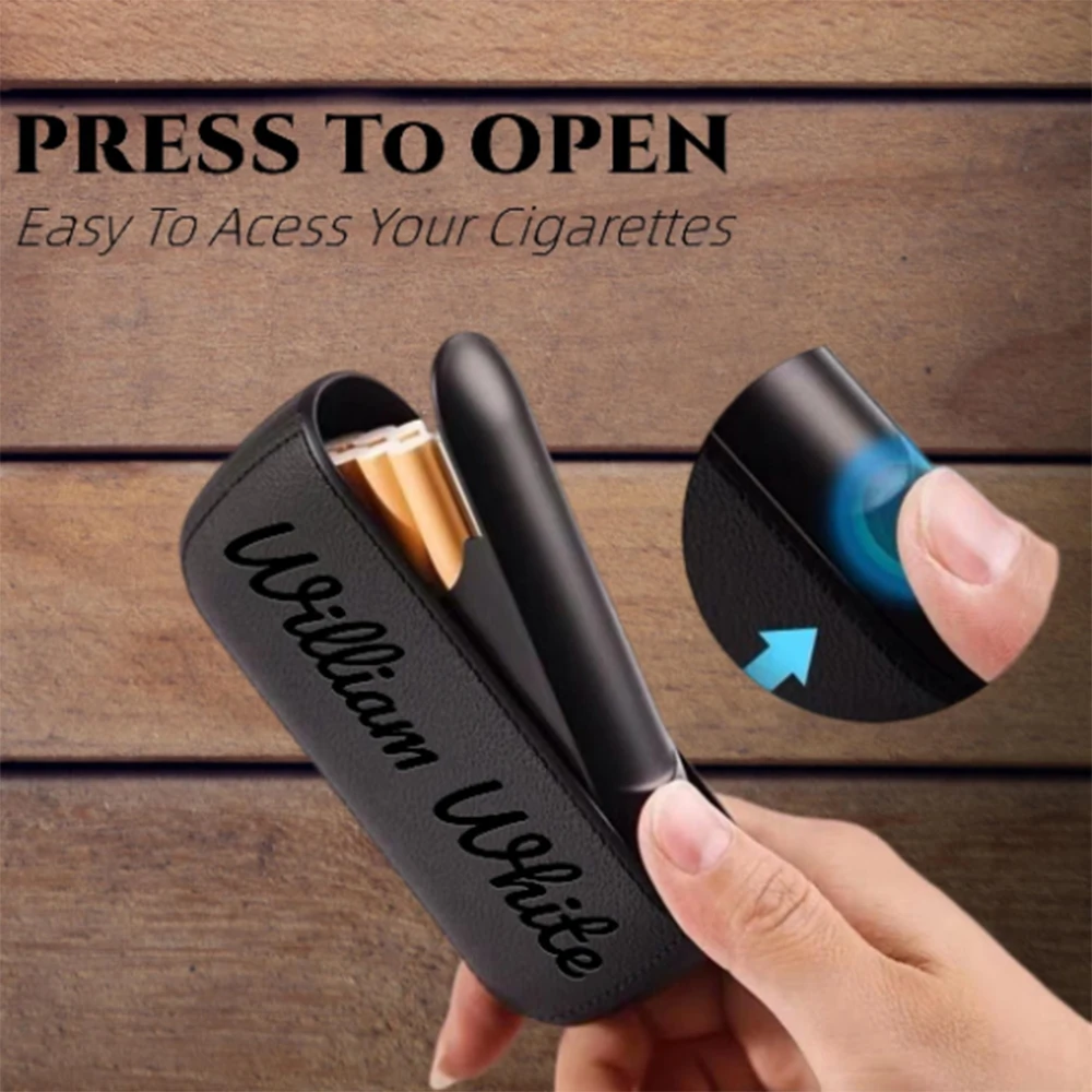 Logo-Custom-Cigarette-Holder-for-10-Cigarettes-PU-Leather-Cigarette ...