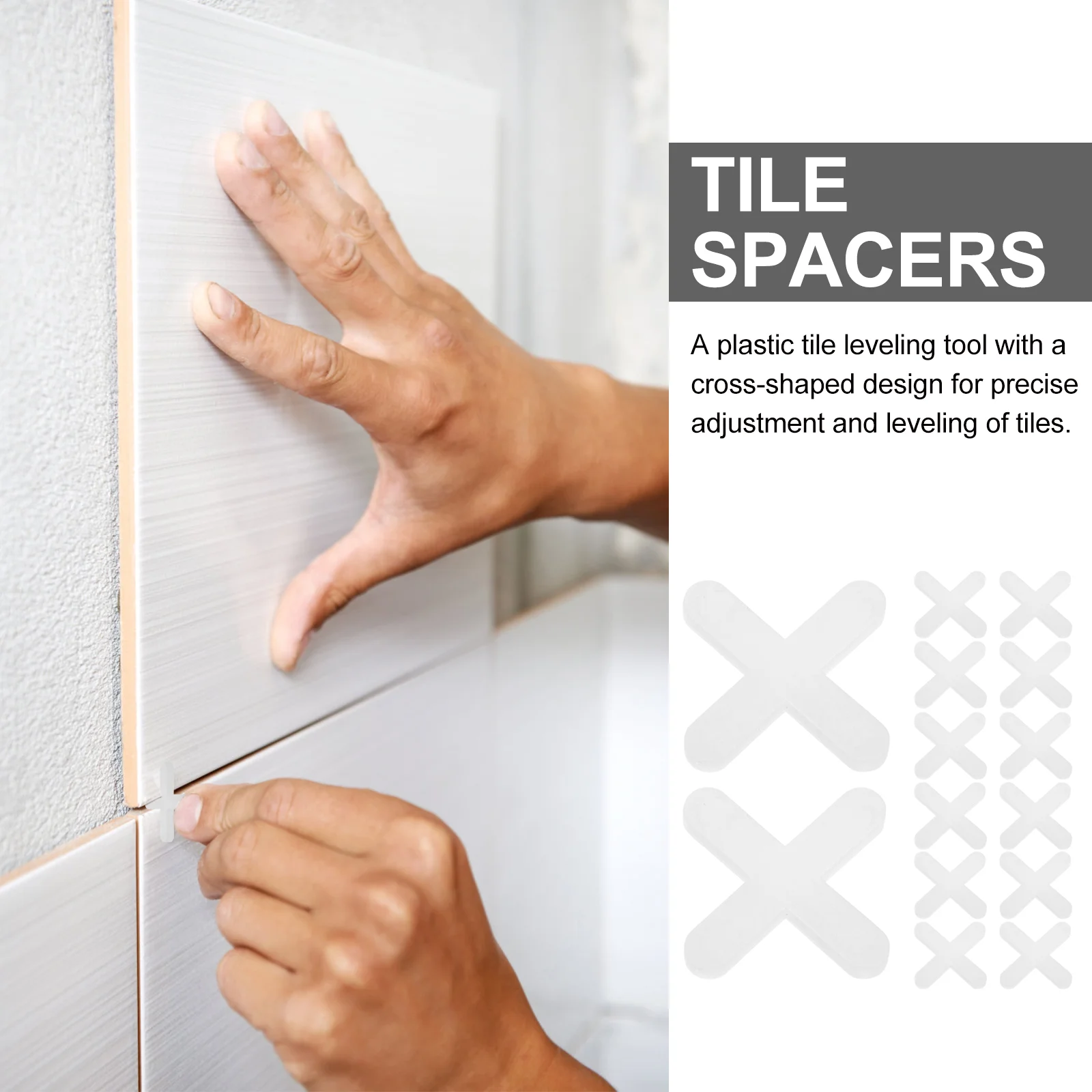 1000pcs Tile Grout Spacer Tile Grout Spacer 4mm Plastic Square Tile ...