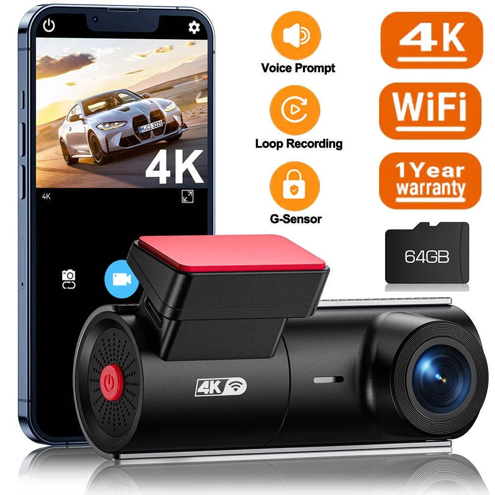 TOGUARD-Dashcam-4K-WiFi-with-APP-Control-Car-Camera-Type-C-Dash-Cam ...