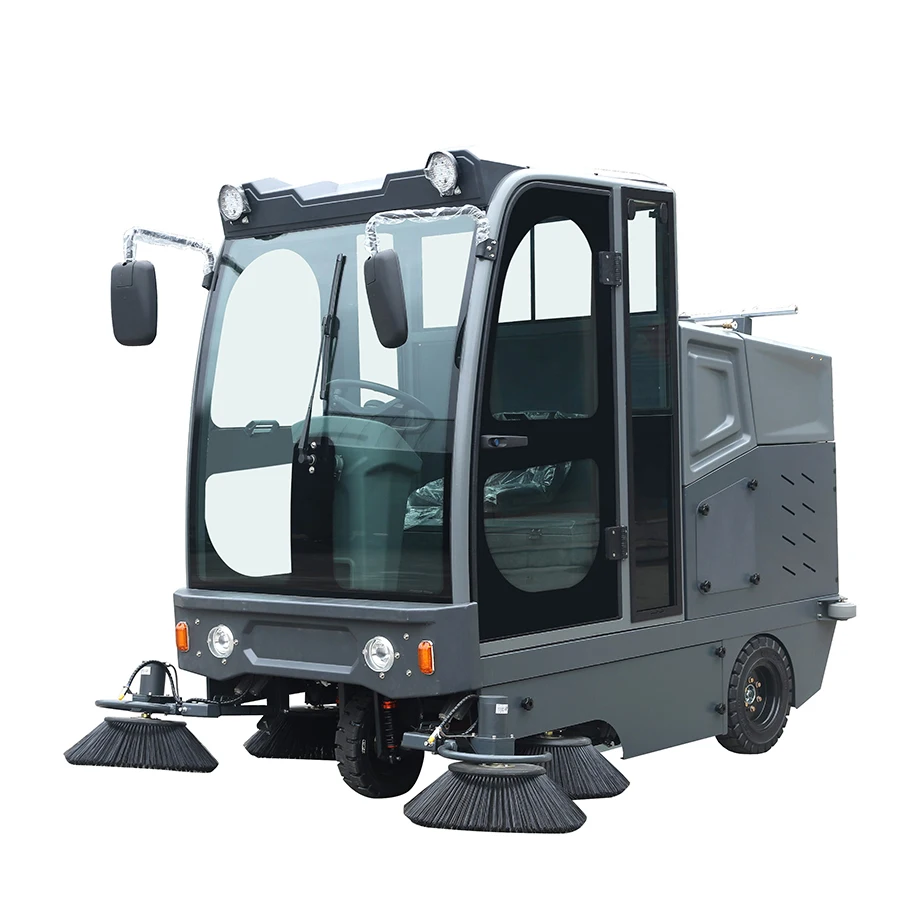 Full-Closed-Electric-Auto-dumping-Big-Street-Sweeper-Car-Ride-On-Road ...