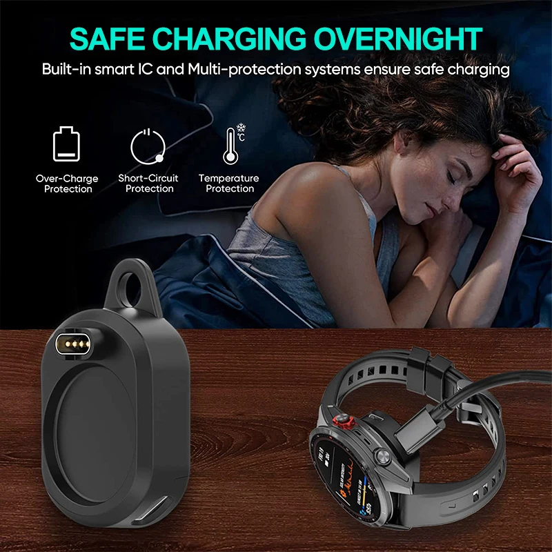 Adaptateur chargeur de montre de type C-Micro S6,convertisseur portable,pour Garmin Fenix 7 7S ...