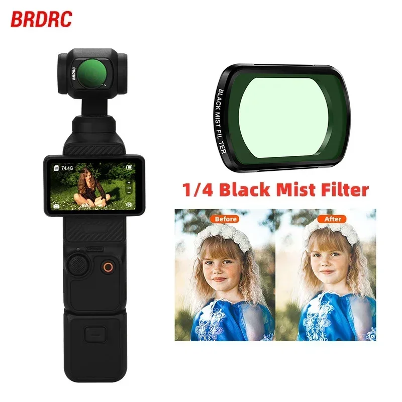 1-4-Black-Mist-Filter-for-DJI-Osmo-Pocket-3-Soften-Skin-Tones-Magnetic ...