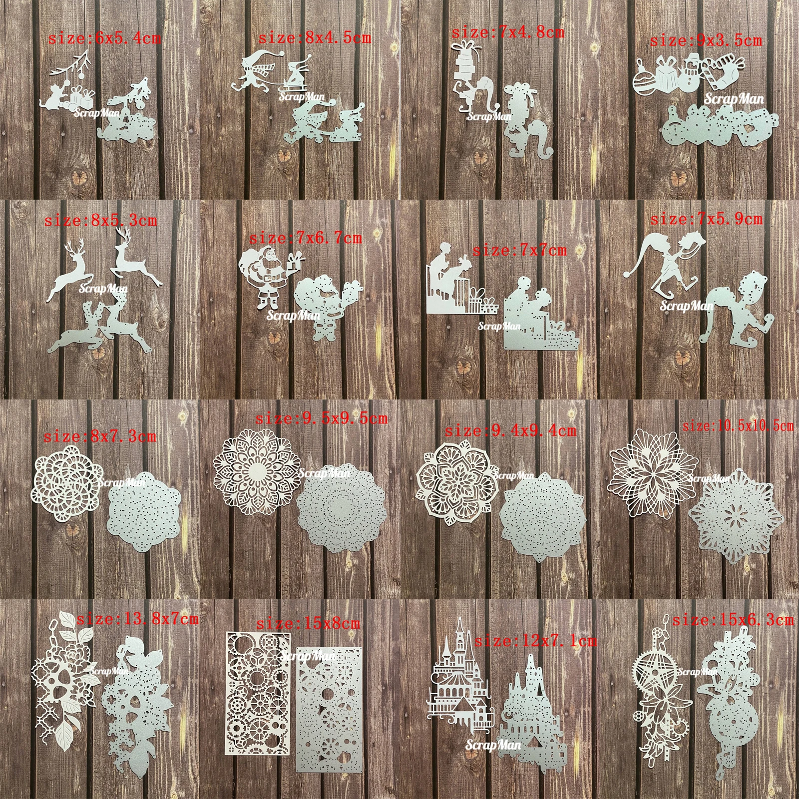New Arrival 23pc Small Decoration Metal Cutting Dies Cut Die Mold ...