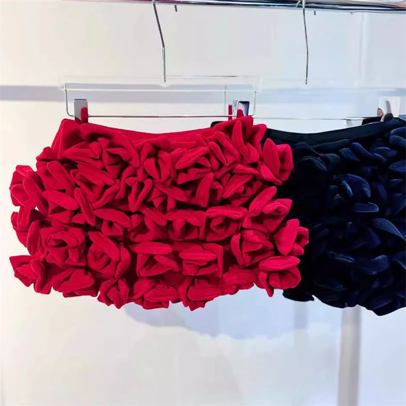 Summer-New-Three-Dimensional-Rose-Flower-Large-Flower-Decorative-Short ...