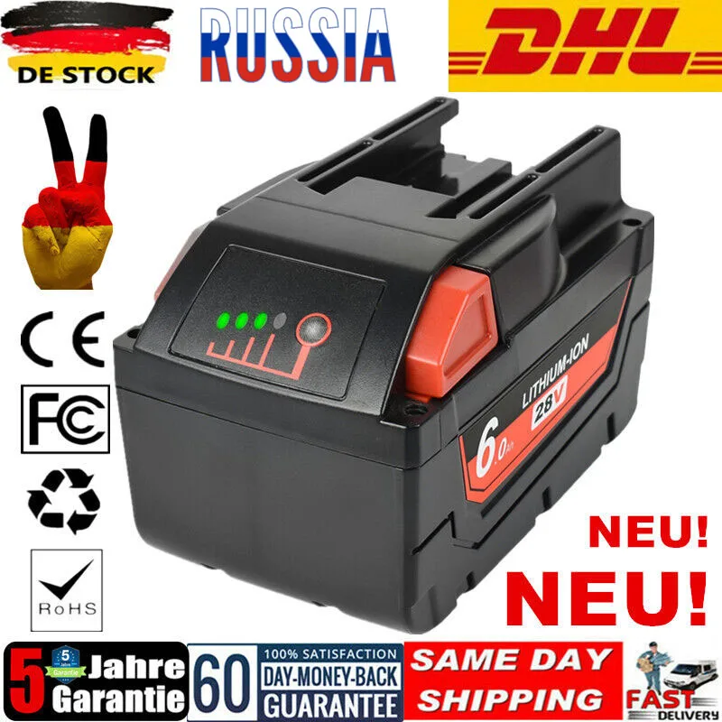 6000mAh-for-MILWAUKEE-M28-V28-Lithium-BATTERY-28V-48-11-2830-48-59-2819 ...