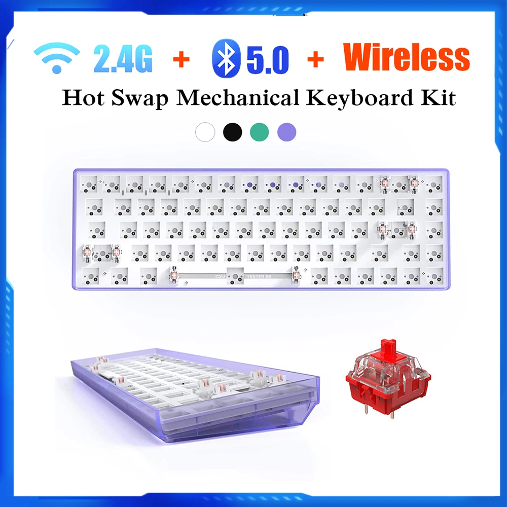 ["Kit de teclado mecánico de intercambio en caliente TESTER68, Kit de ...