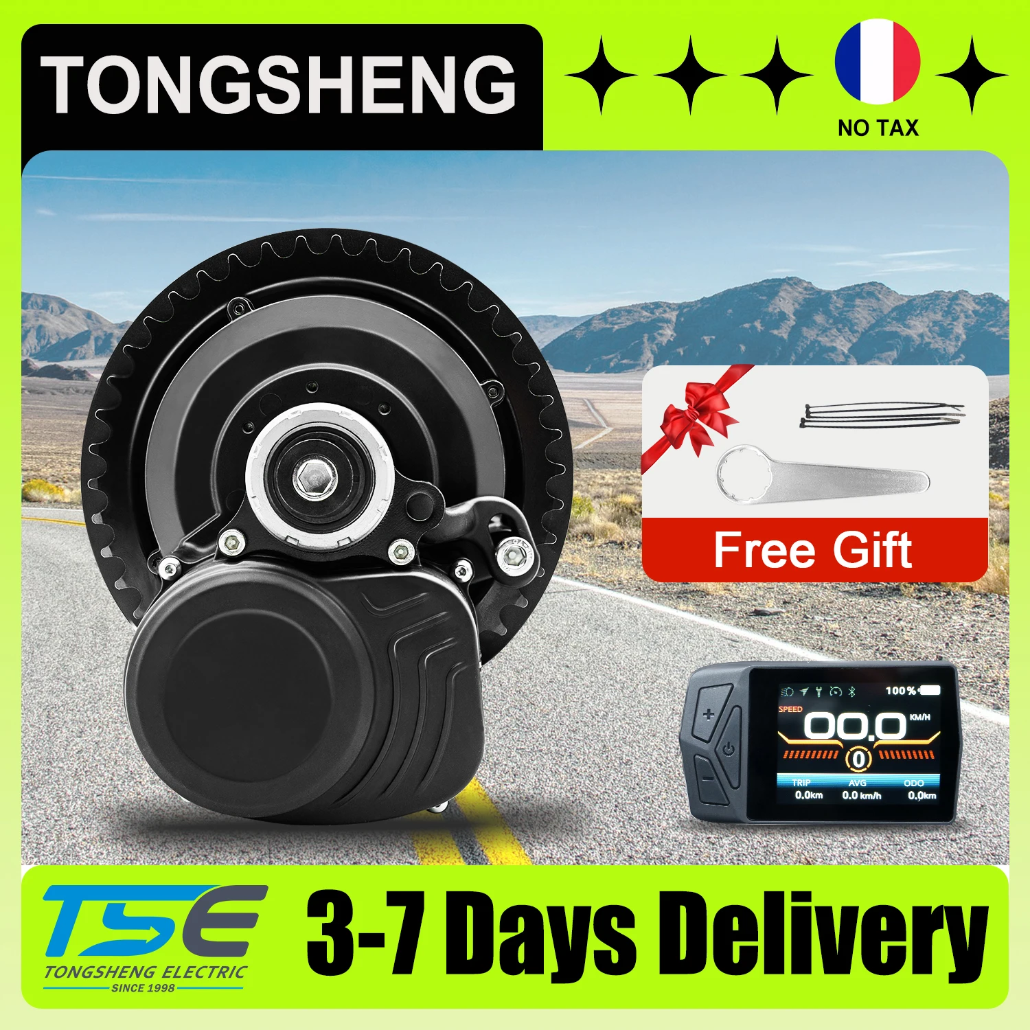 Tongsheng Mid motor TSDZ2B 36V 250W 350W TSDZ8 48V 750W Mid Drive Motor ...