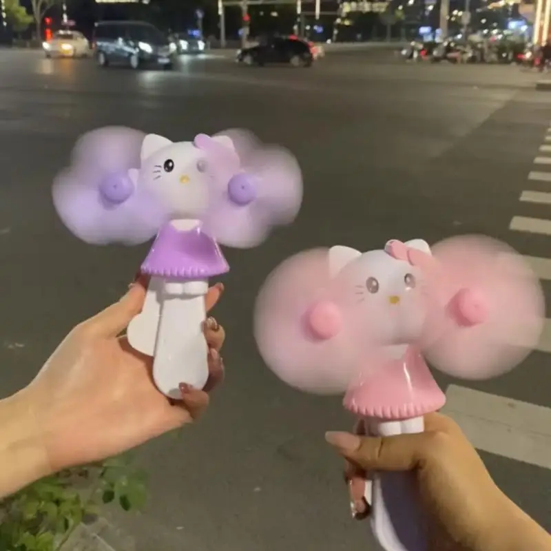 Sanrio-Kawaii-Anime-Cute-Hello-Kitty-Electric-Fan-New-Cartoon-Creative ...