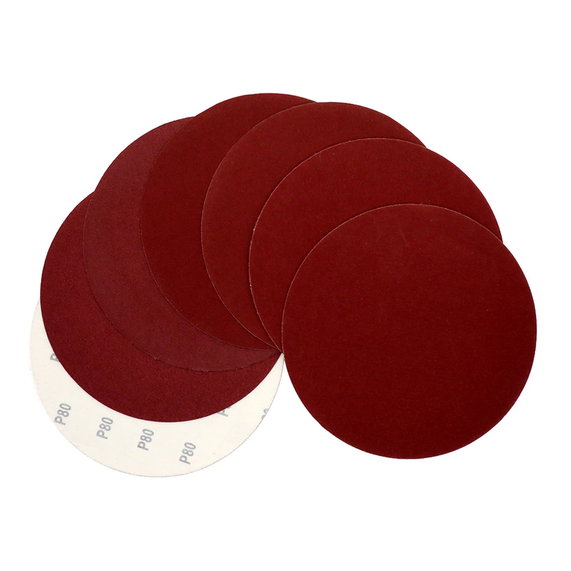 Discos-de-lixamento-auto-adesivos-reunindo-lixa-vermelha-almofadas-de ...