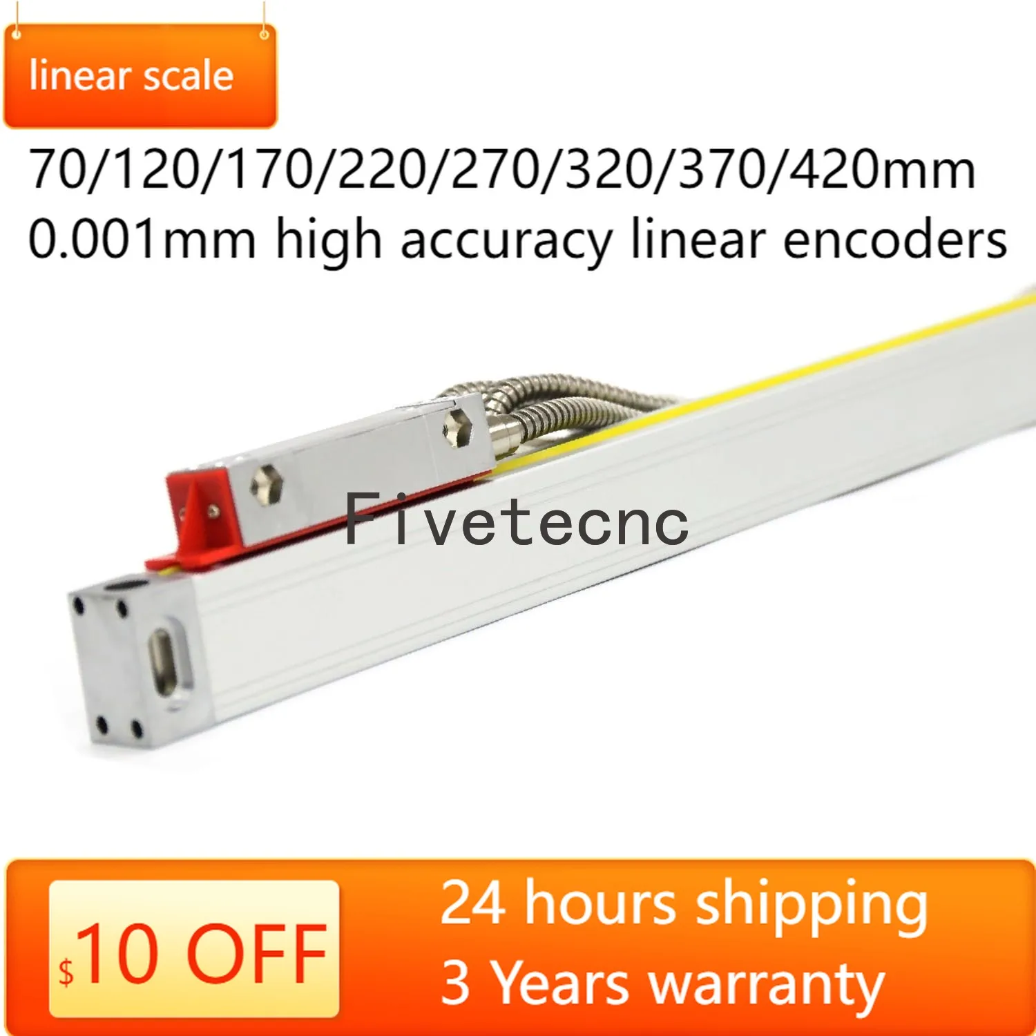 1micron Linear Scale 50 100 150 200 250 300 350 400mm Travel 0.001mm ...