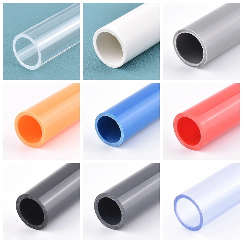 PVC-Acrylic-Pipe-9-Colors-Outer-Dia-20-50mm-Aquarium-Fish-Tank-Tube ...