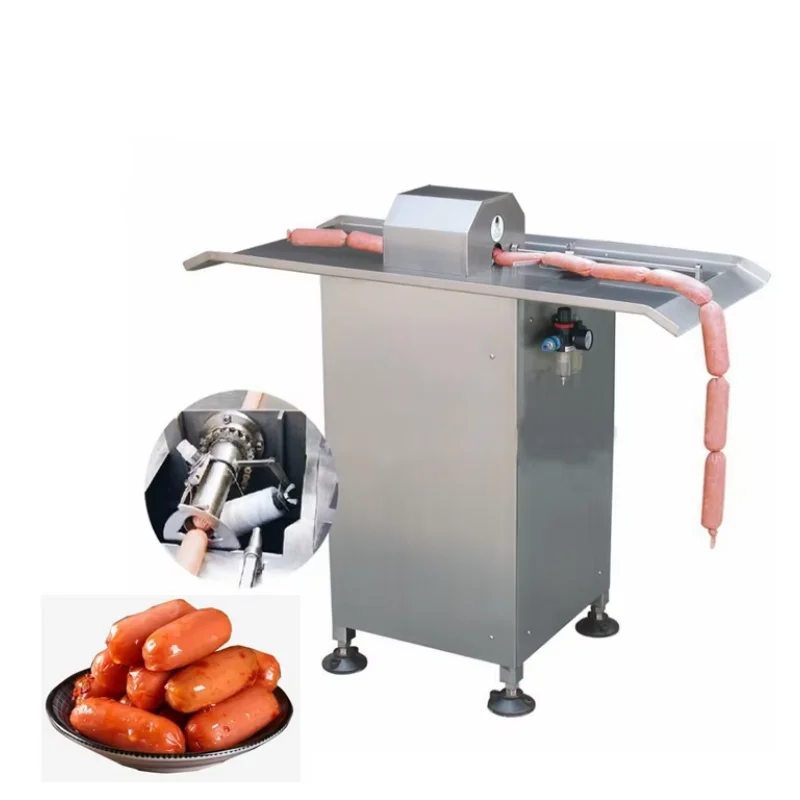 Sausage Maker Tying Sausage Net Clipping Automatic Sausage Double ...