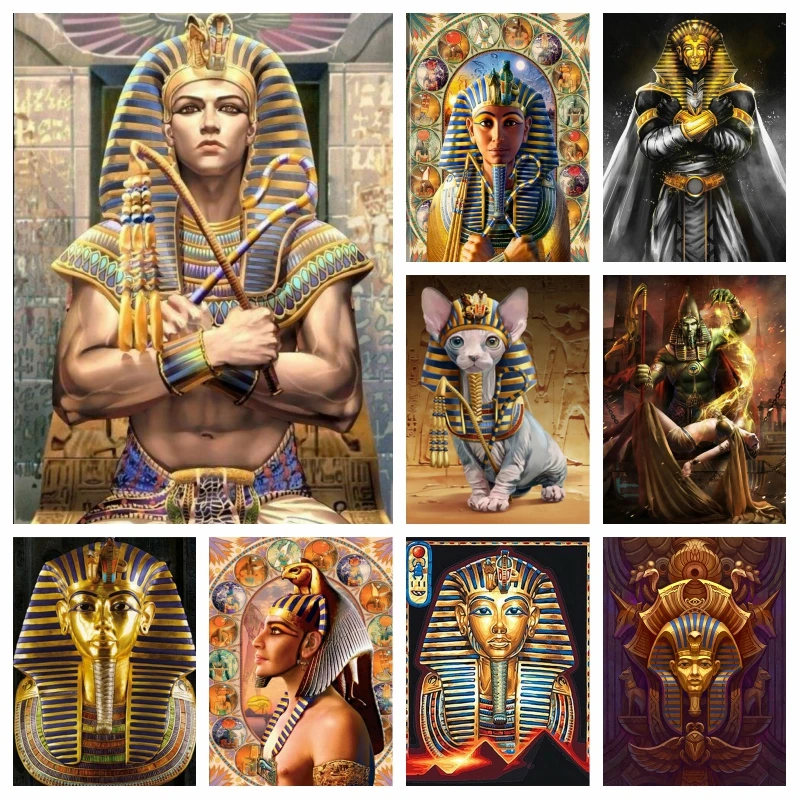 Egyptian Pharaoh Painting