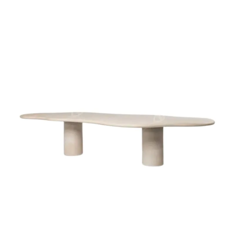 Creative-design-of-Nordic-cream-style-white-dining-table-cloud-shaped ...