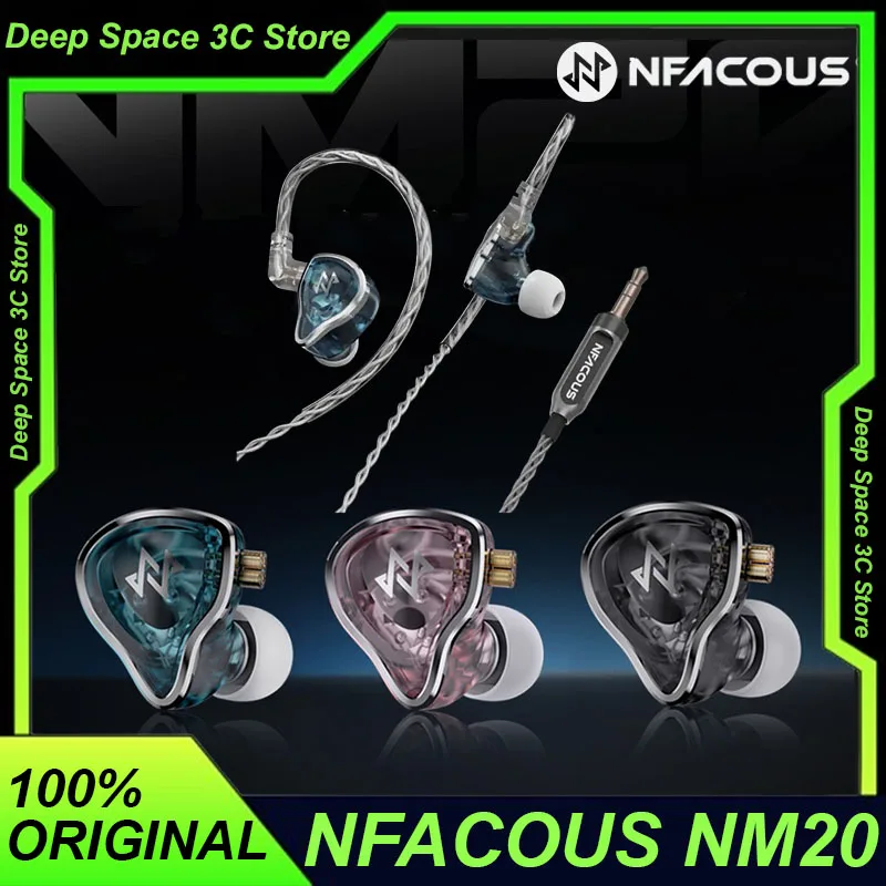 NFACOUS-NM20-In-Ear-Earphones-Professional-Stage-Monitor-Headphones-Wired-Noise-Reduction ...