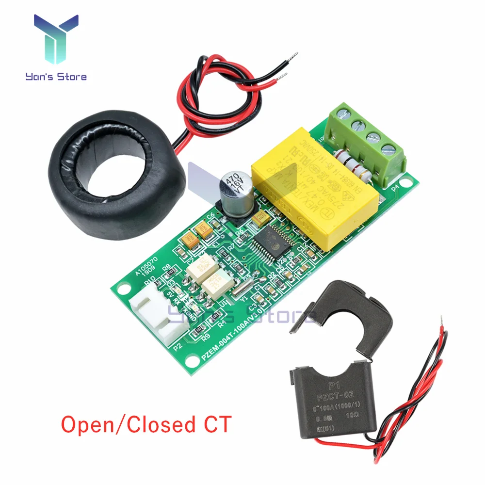 AC-Digital-Multifunction-Meter-Watt-Power-Volt-Amp-TTL-Current-Test ...