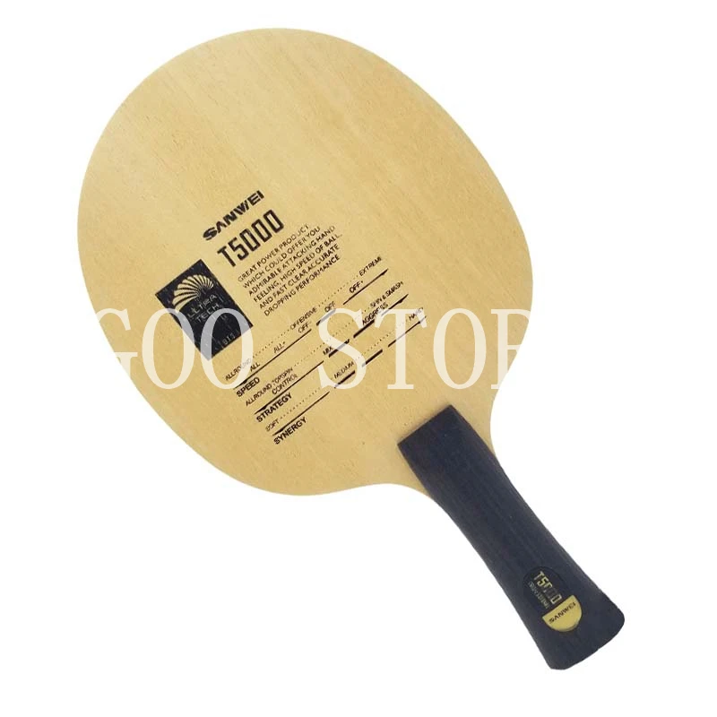 Original SANWEI T5000 CARBON Table Tennis Blade (5+2 Outer Carbon) T-5000 Racket Ping Pong Bat ...