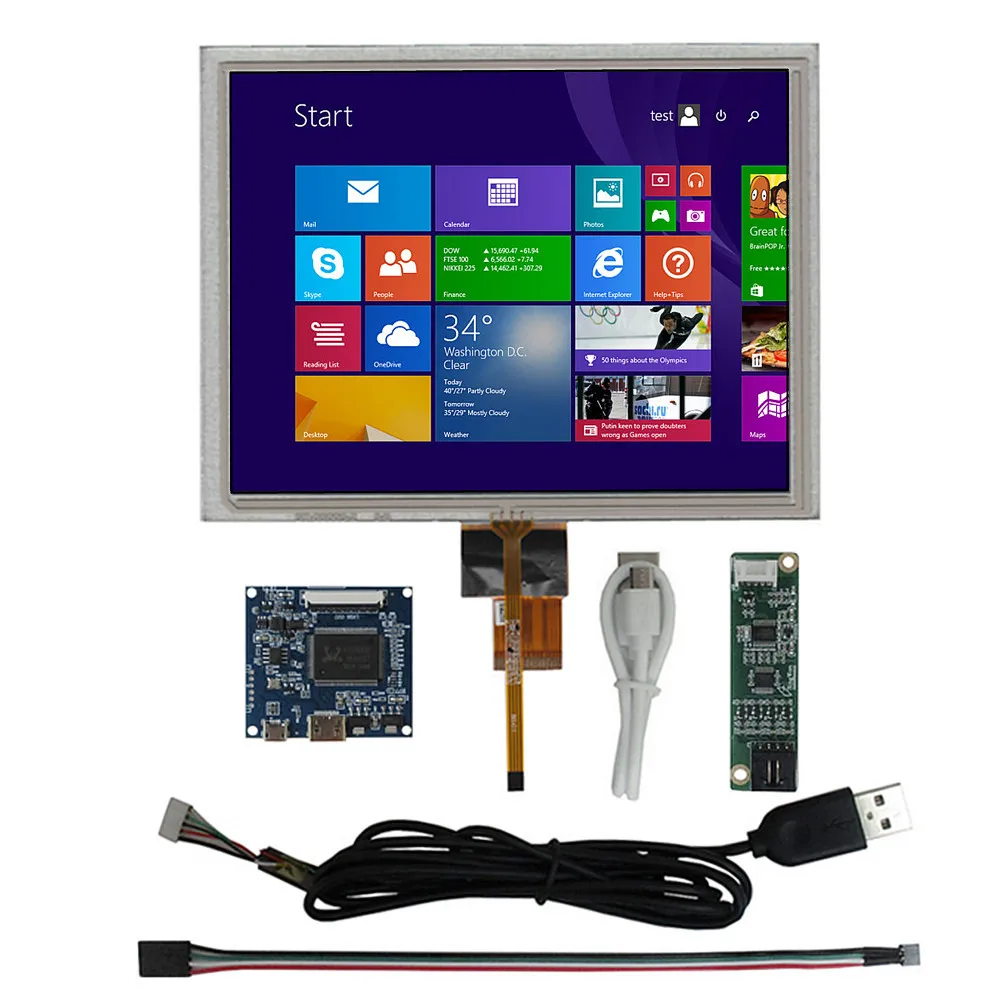 IPS-LCD-Screen-Digitizer-Touchscreen-Driver-Control-Board-Compat-vel ...