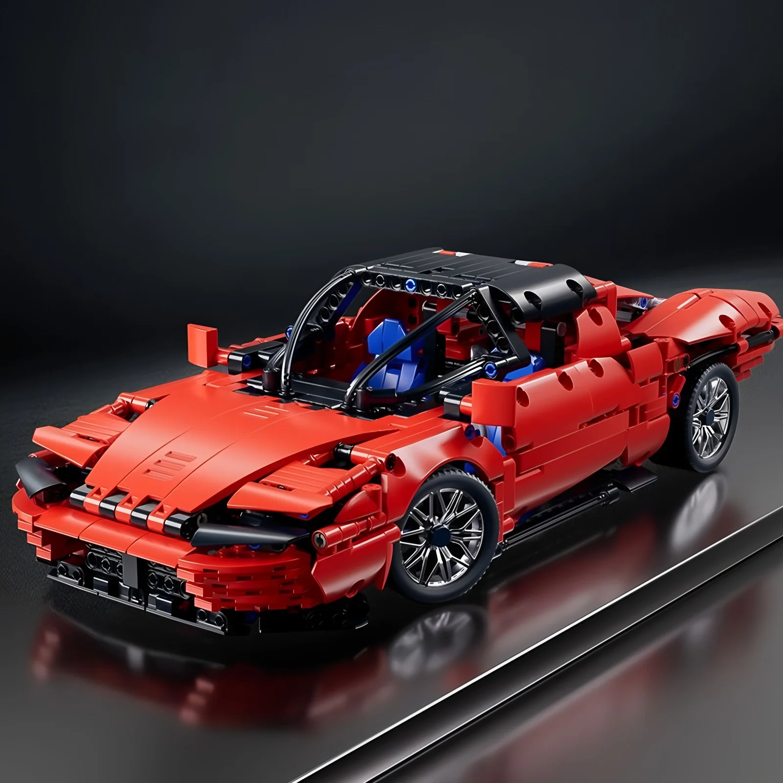 Building block concept version, sports car, super racing car, building ...