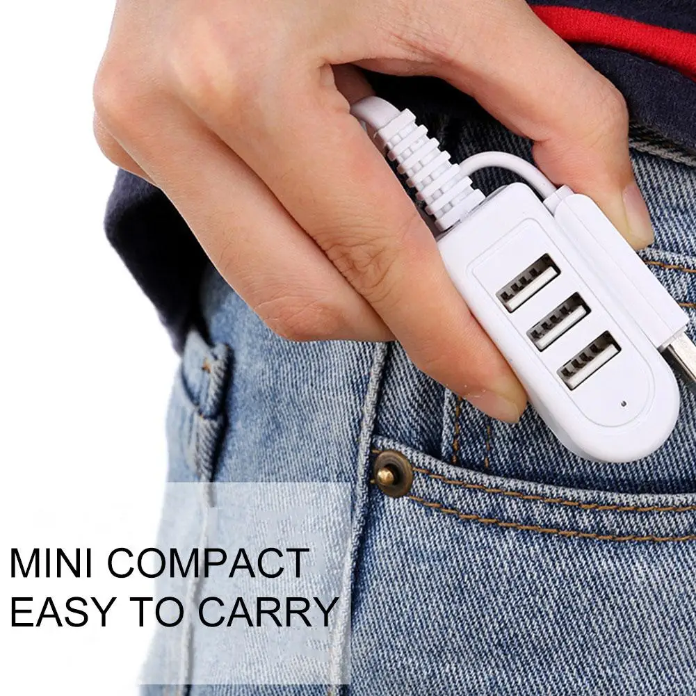 Câbles et Connectiques,Hub Usb 3 en 1 Type C 3A,convertisseur,câble ...