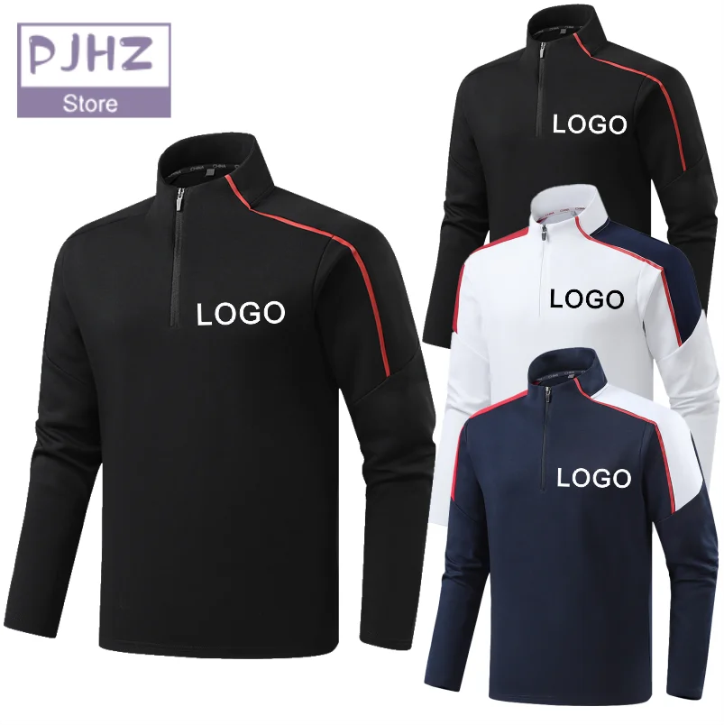 Half-zip Stand Collar Sports Sweatshirt Jacket Training Wear Games ...