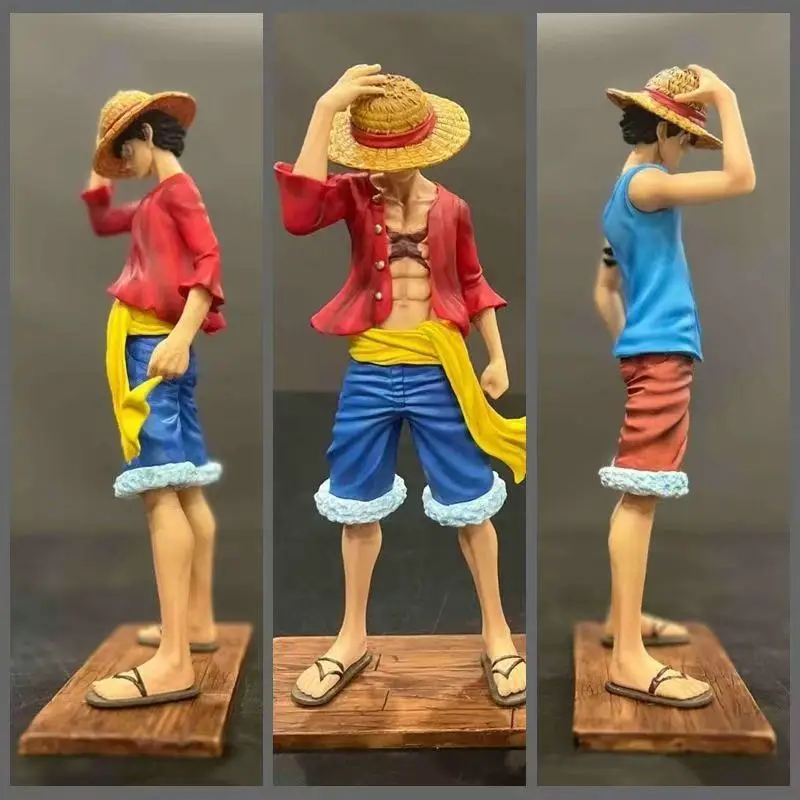 One Piece Monkey D. Luffy Anime Action Figure Articulated Joints ...