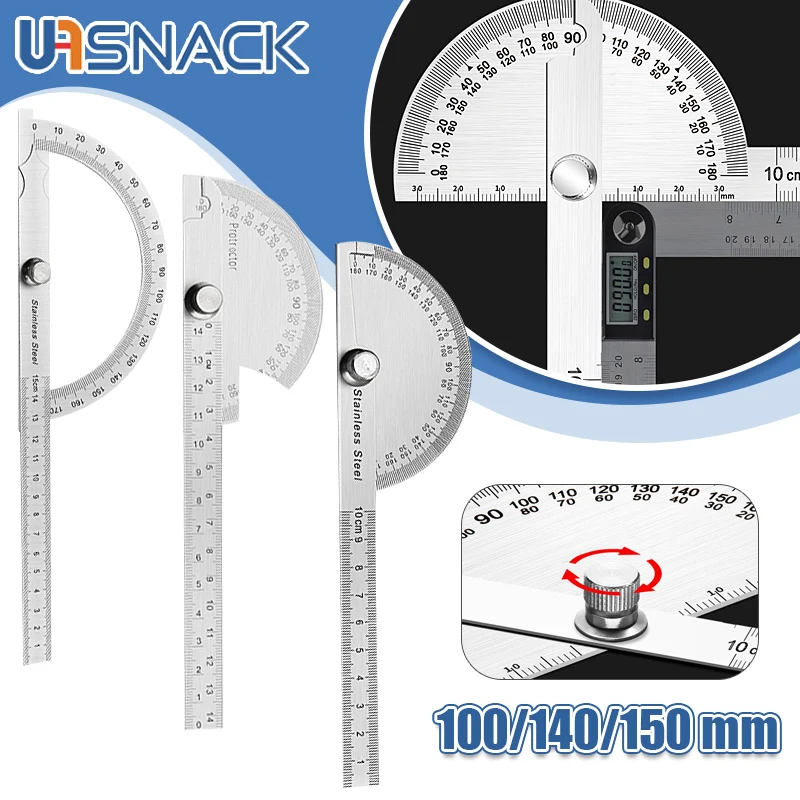 Stainless Steel Protractor Angle Finder