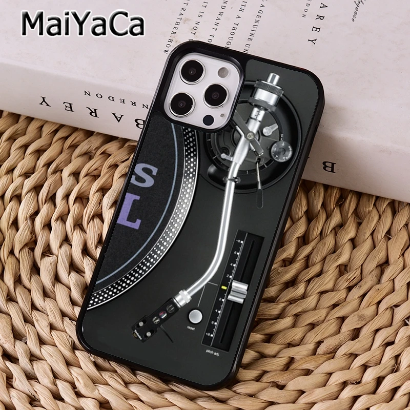 MaiYaCa-Retro-Technics-Turntables-DJ-Phone-Case-For-iPhone-16-15-14-11 ...