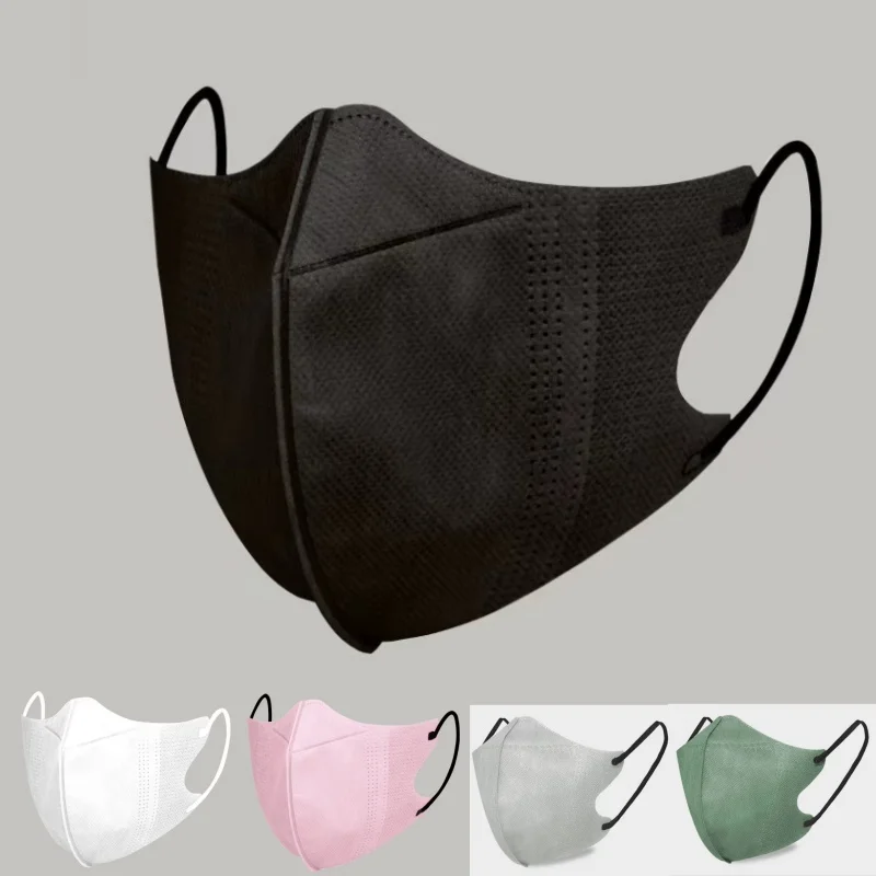 100/10Pcs Fish Mask Summer Slim Edition Adult Morandi 3 Layer Approved ...