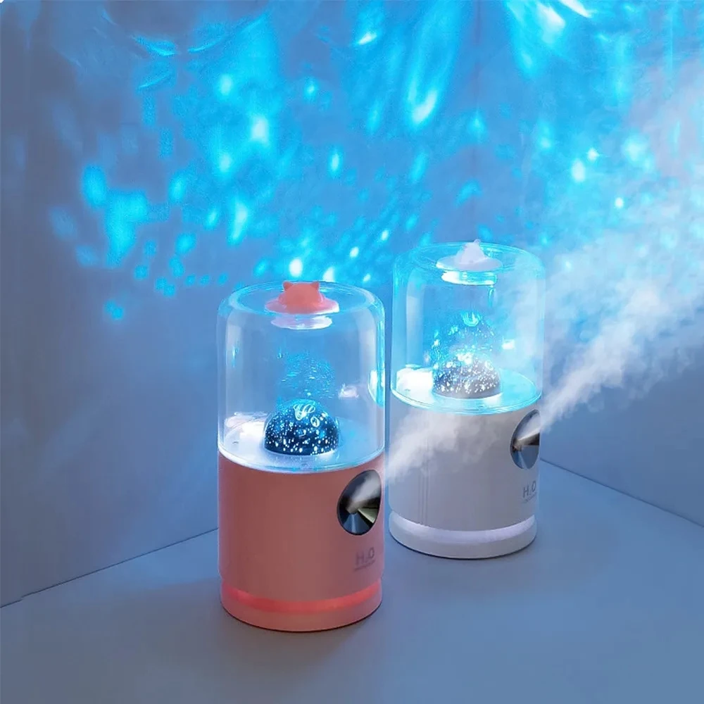 Rotatable-Wireless-Projection-Lamp-Air-Humidifier-USB-Portable-Mist ...