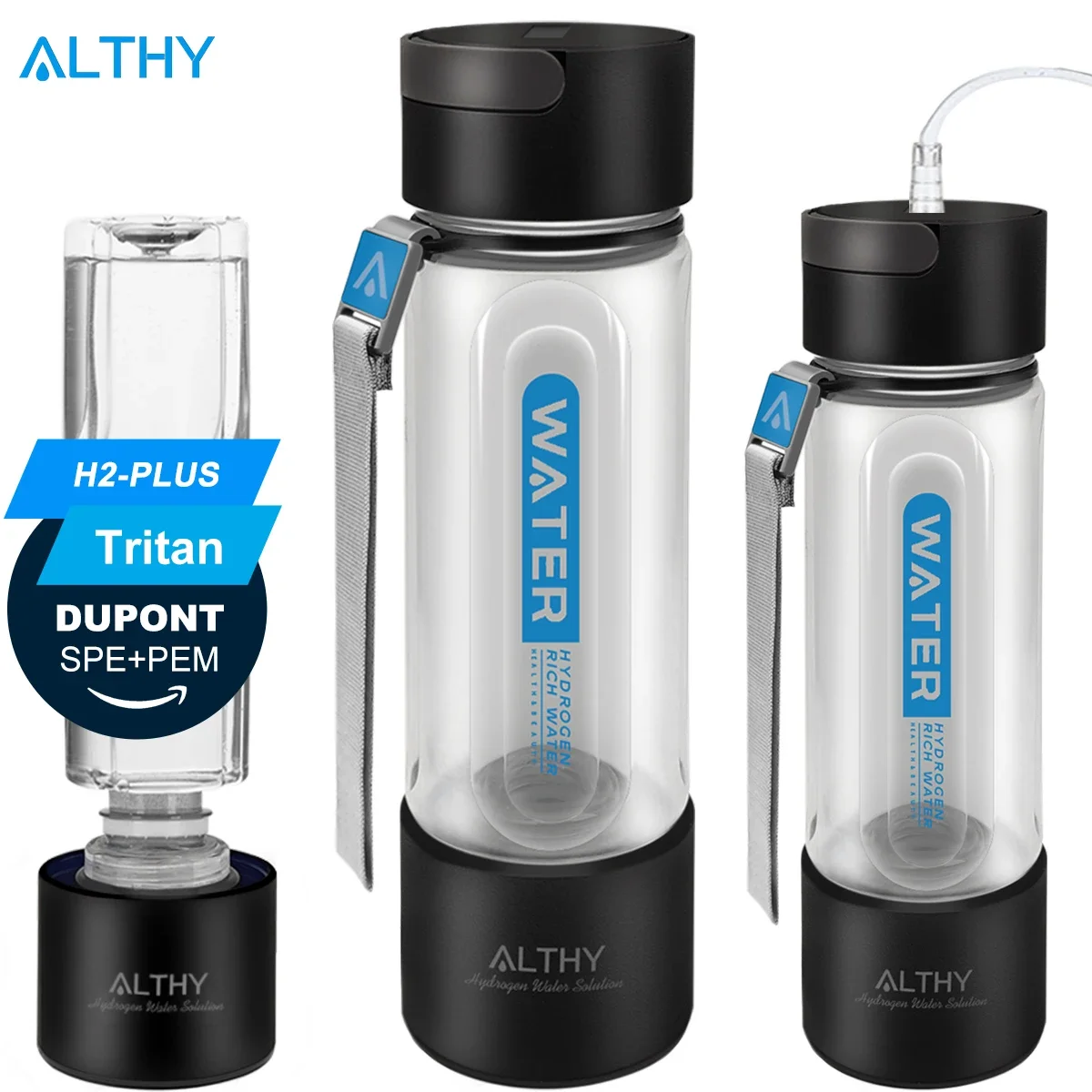 ALTHY-Hydrogen-Water-Generator-Bottle-Cup-DuPont-SPE-PEM-Dual-Chamber-Maker-lonizer-Plus ...