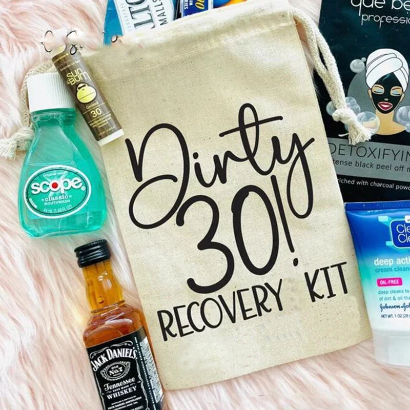 5pcs-Dirty-30-Hangover-Recovery-Survival-Kit-Gift-bags-30th-thirty ...
